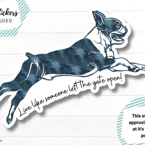 Boston Terrier Sticker Pack 27 Stickers Included Decal Sticker Boston ...