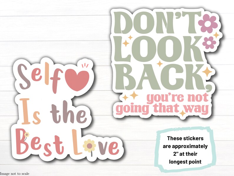 Words of Encouragement Sticker Pack Pack of 17 Stickers Motivational ...