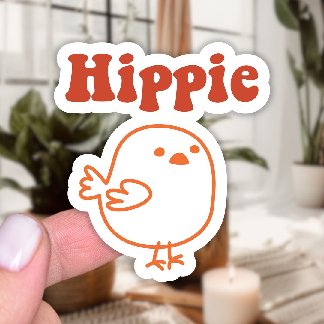 Hippie Chick Sticker | Hippie Chick Decal | Hippie | Boho - Etsy