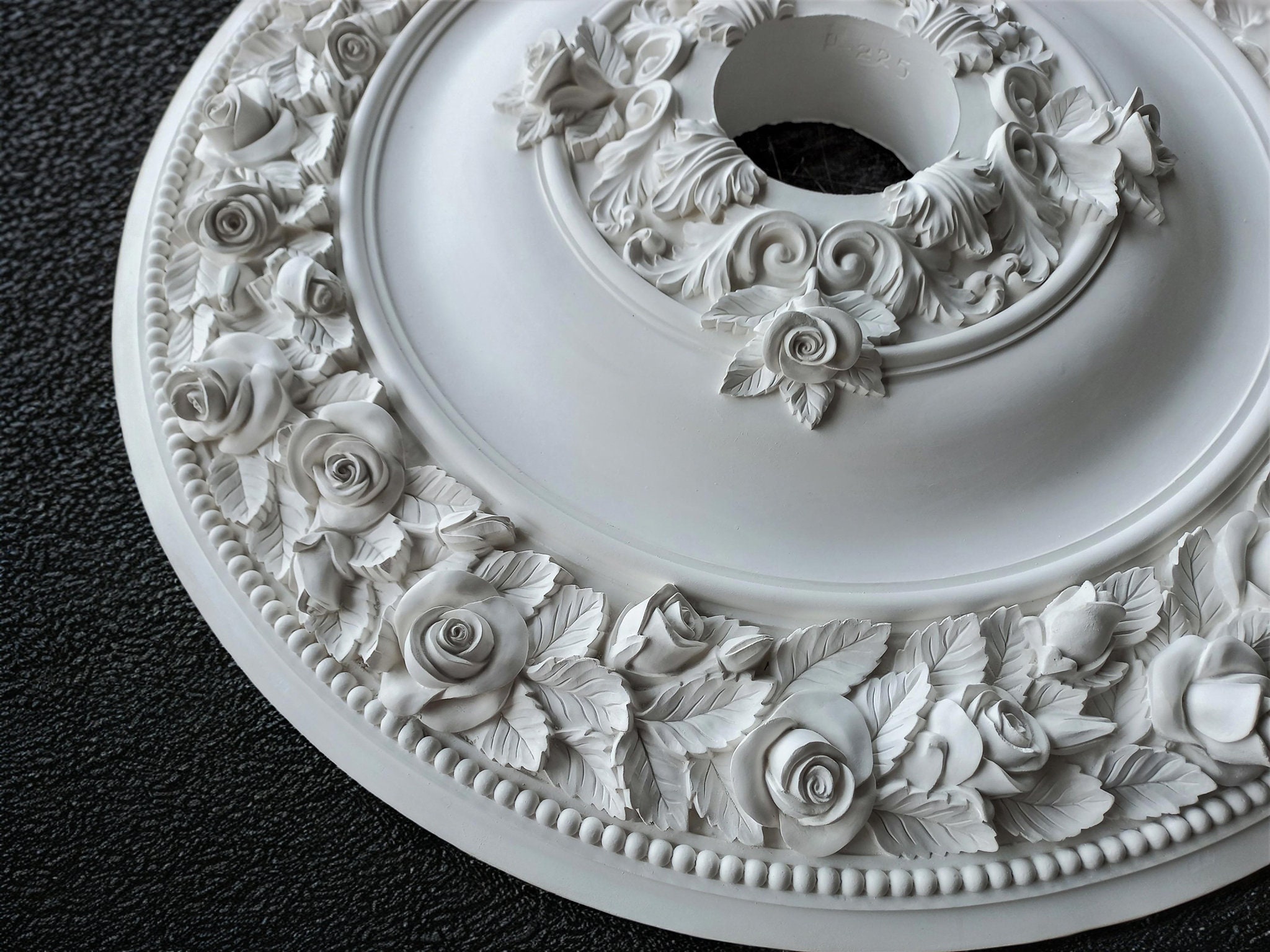 70 Cm Plaster Rosette for Chandeliers and Elegant Ceiling Decorations ...