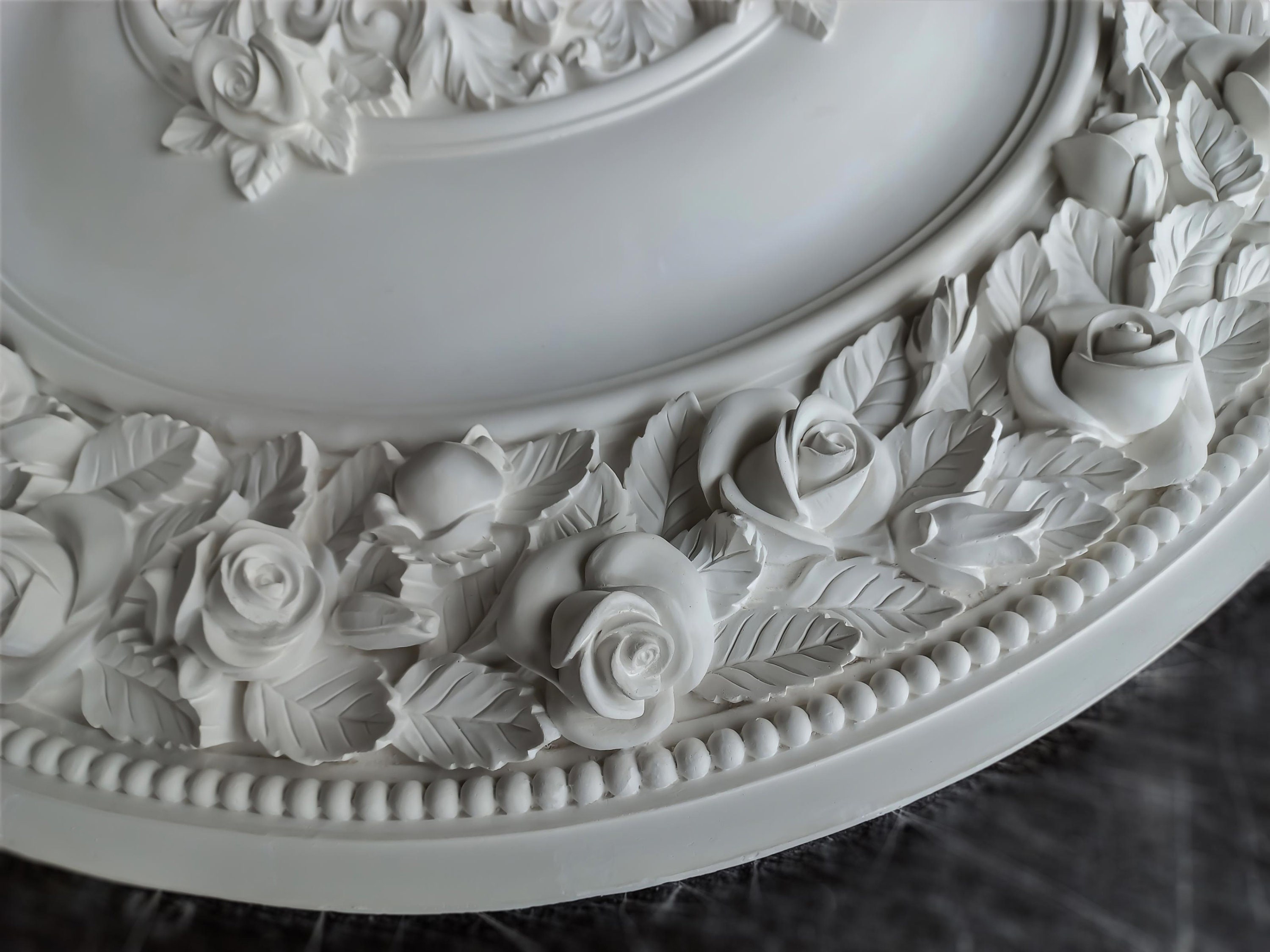 70 Cm Plaster Rosette for Chandeliers and Elegant Ceiling Decorations ...