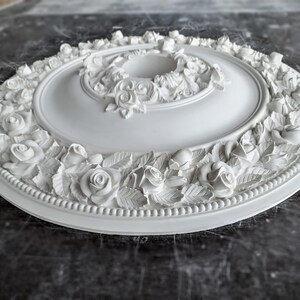 70 Cm Plaster Rosette for Chandeliers and Elegant Ceiling Decorations ...