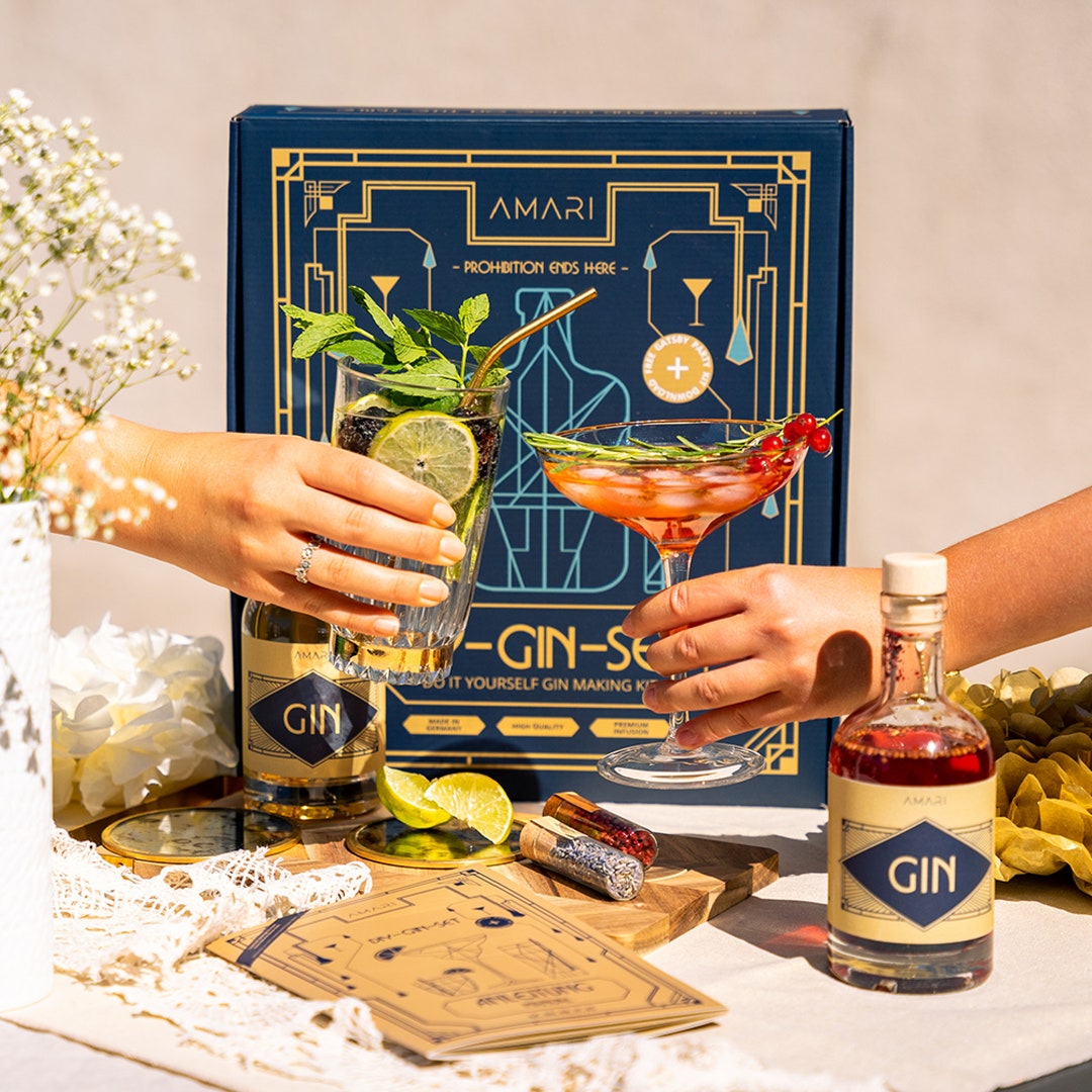 DIY Gin Set - Make It Yourself, Gift Set Including Botanicals - Perfect ...