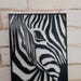 3D Decorative Zebra Board - Etsy
