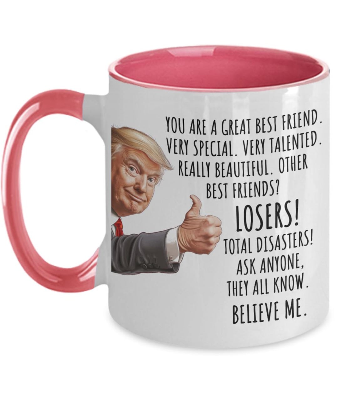 Best Friend Trump Mug, Best Friend Mug, Christmas Gift for Best Friend ...