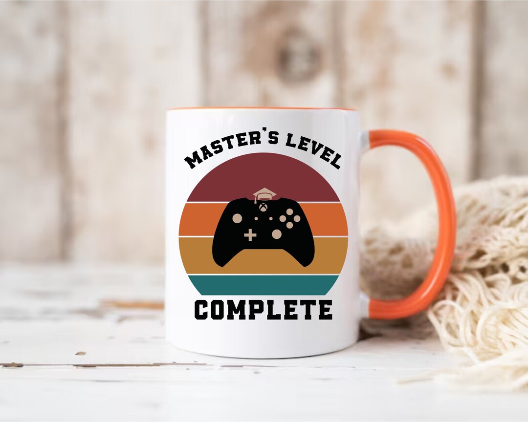 Masters Graduation Gift, Masters Level Complete Mug, Mba Mug, Graduate ...