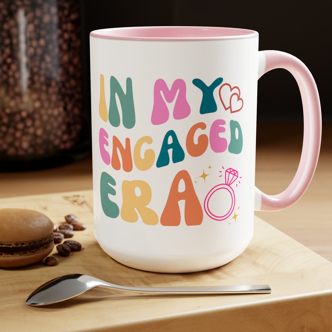 Engagement Gift, in My Engaged Era Mug, Future Bride Gift Ideas, Bridal ...