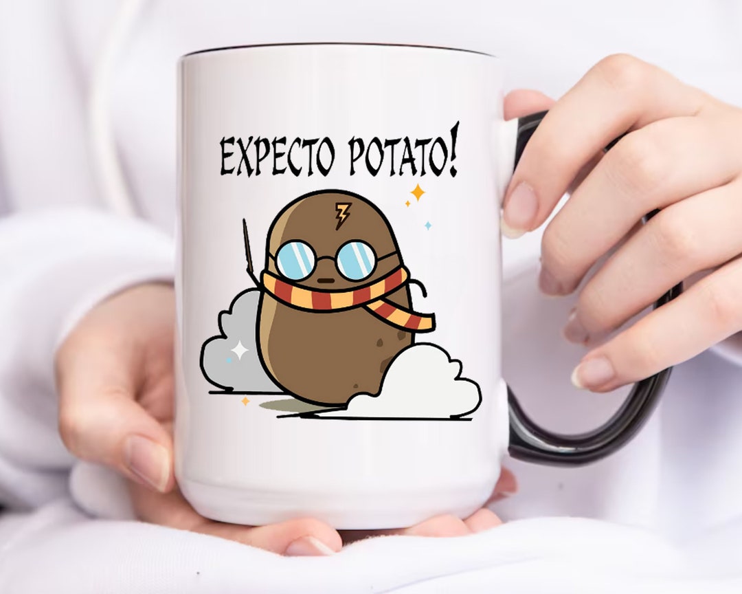 Expecto Potato Mug, Wizard World Tumbler, Funny Potterhead Gift ...