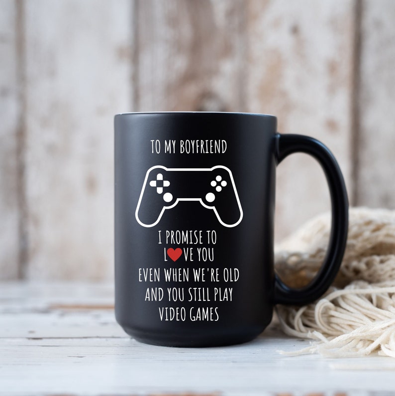 Gamer Boyfriend Mug, Video Game Gifts for Him, Personalized Gift for ...