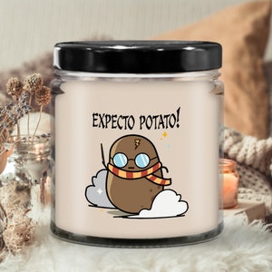 Expecto Potato Candle, Wizard World, Funny Potterhead Gift, Sorcerer ...