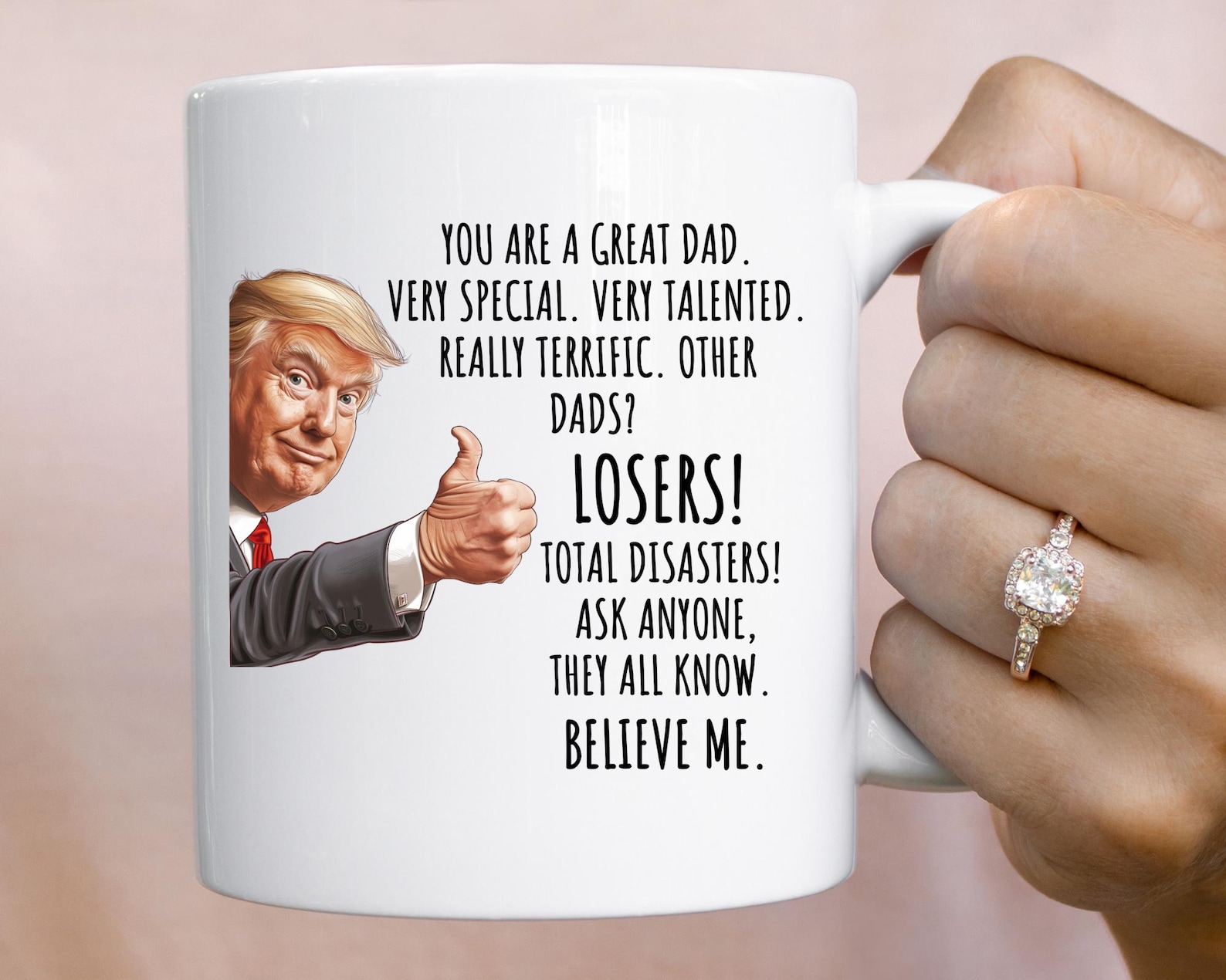 Funny Dad Trump Mug, Trump Dad Mug, Christmas Gift for Dad Gifts for ...