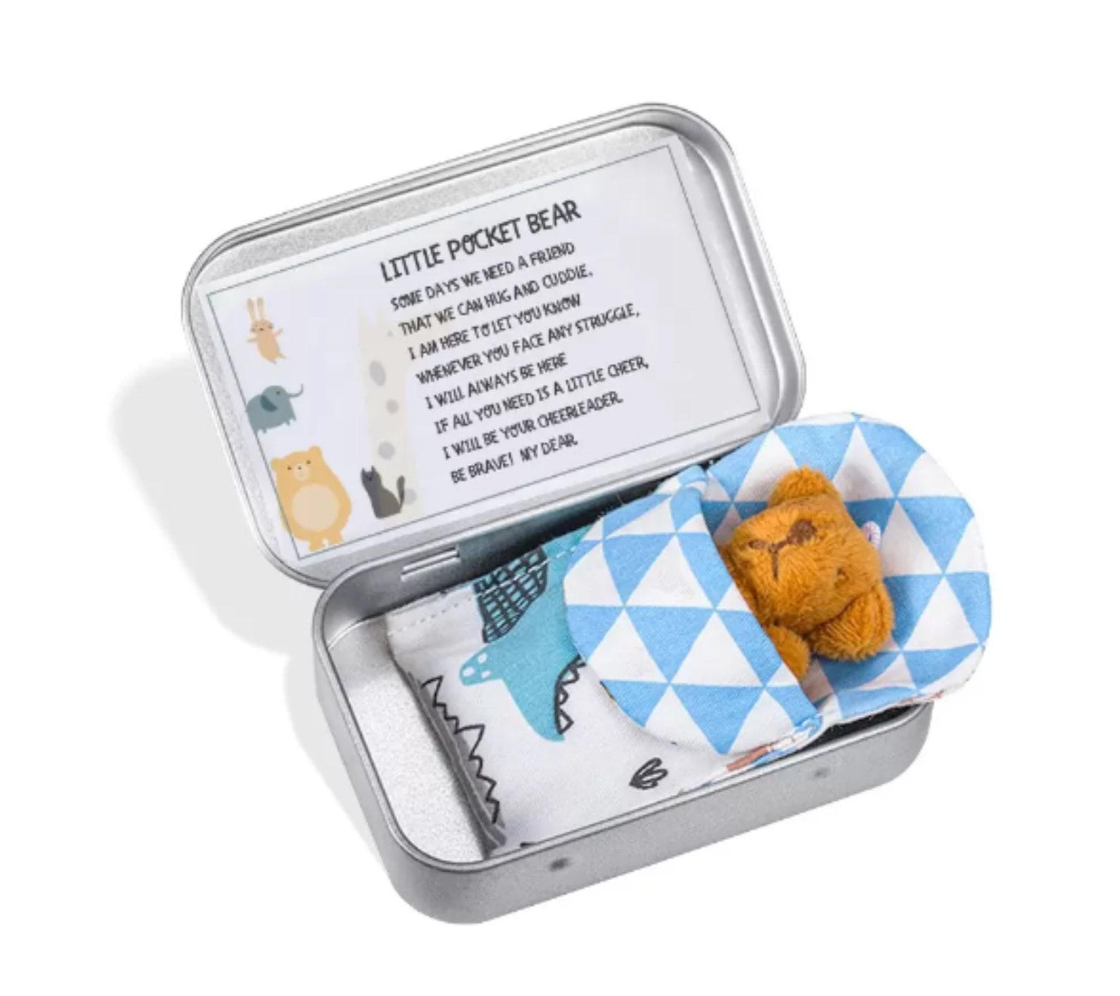 Pocket Hug, Pocket Bear, Personalized Little Pocket Bear, Encouragement ...