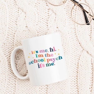 School Psych Mug, Cute School Psychologist Mug, School Psych Gift ...