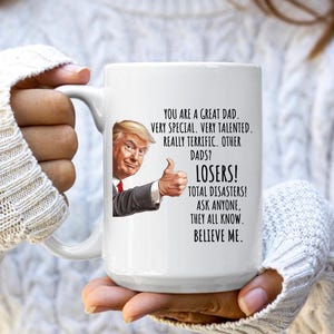 Funny Dad Trump Mug, Trump Dad Mug, Christmas Gift for Dad Gifts for ...