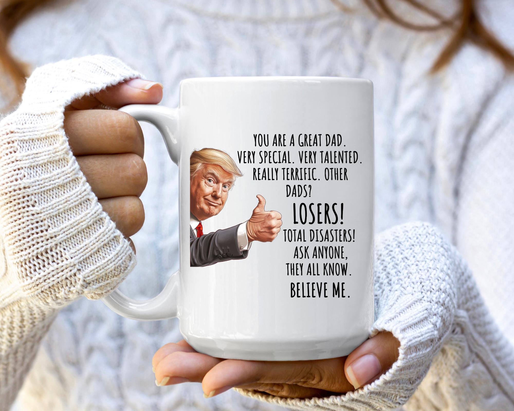 Funny Dad Trump Mug, Trump Dad Mug, Christmas Gift for Dad Gifts for ...