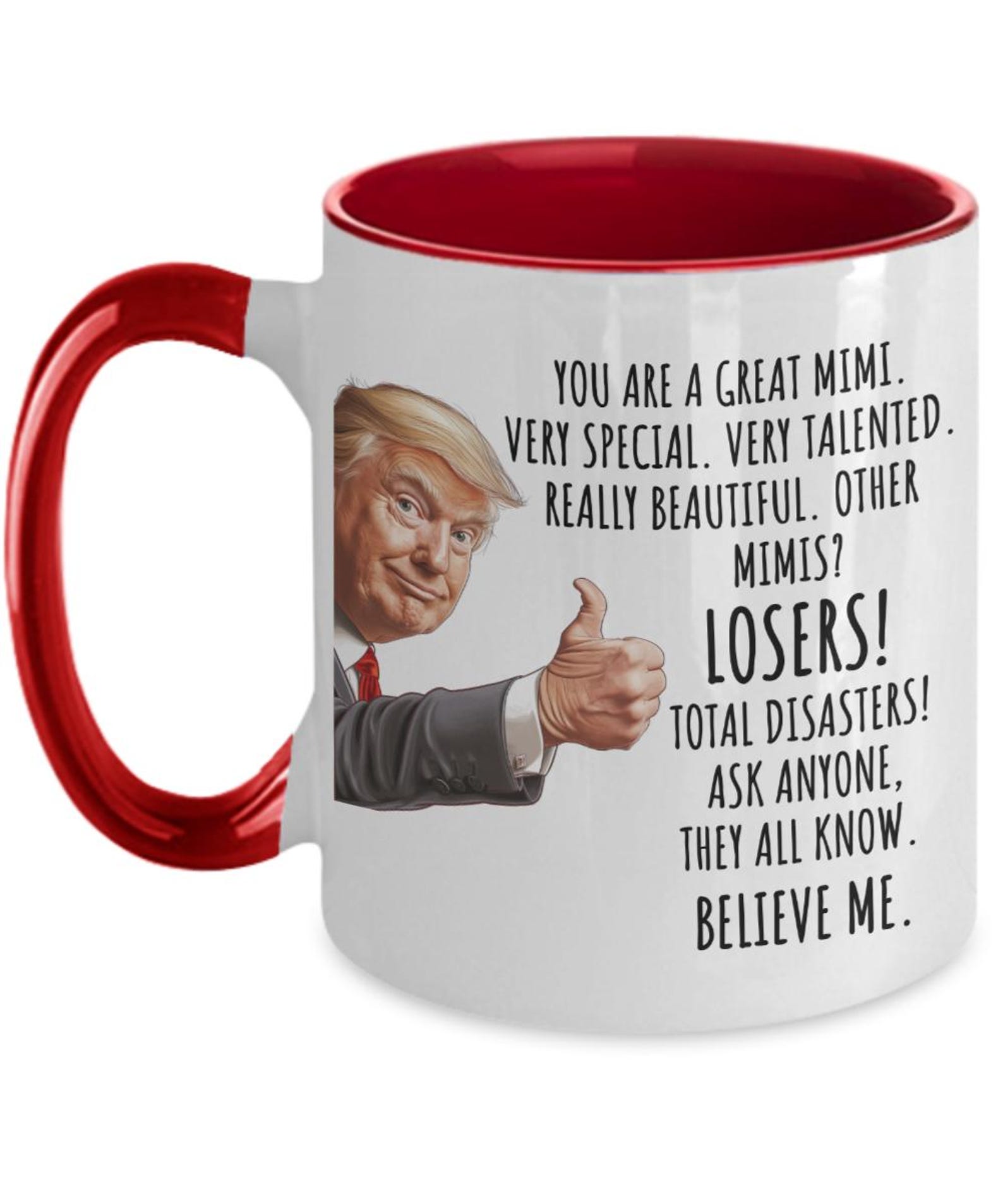 Mimi Trump Mug, Trump Grandma Mug for Mimi Gifts for Mimi, Donald Trump ...