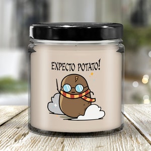 Expecto Potato Candle, Wizard World, Funny Potterhead Gift, Sorcerer ...