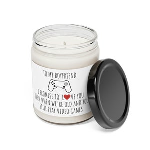 Gamer Boyfriend Gift, Video Game Candle, Personalized Gift for ...