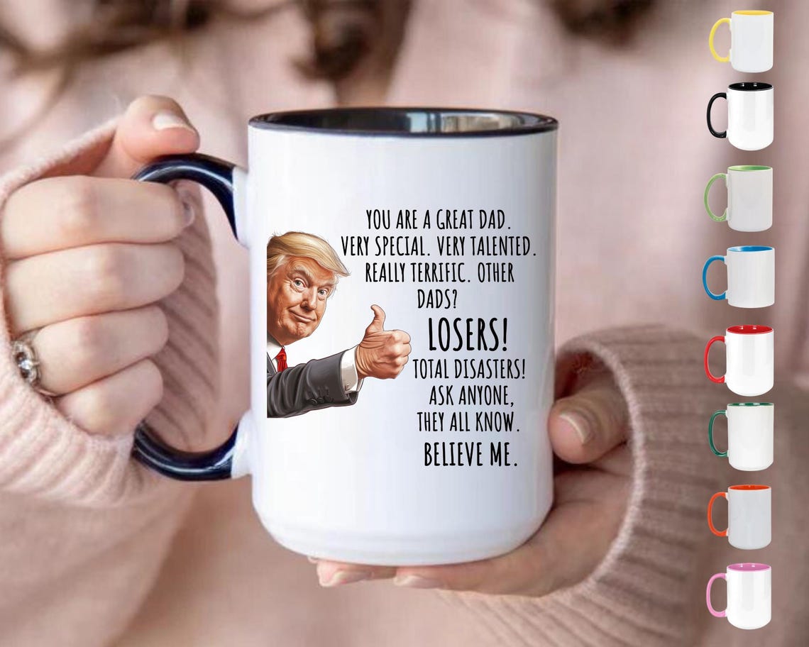 Funny Dad Trump Mug, Trump Dad Mug, Christmas Gift for Dad Gifts for ...