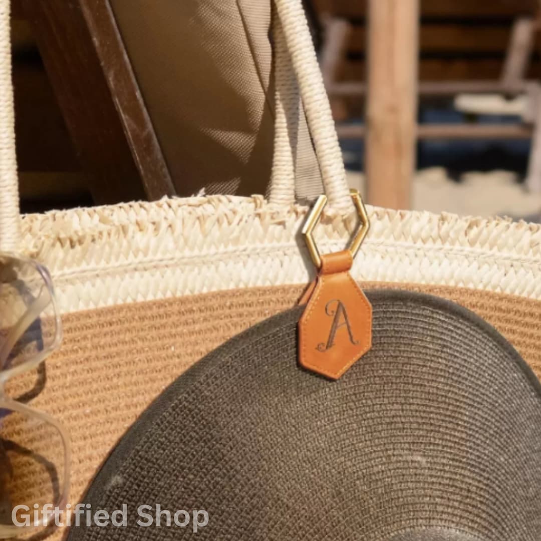 Personalized Hat Clip, Set of 2 Custom Hat Holder Magnetic Leather Hat ...