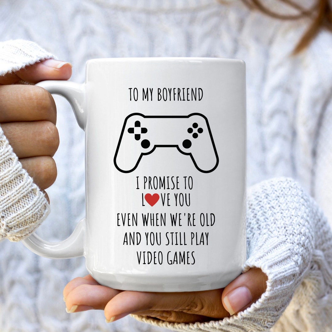 Gamer Boyfriend Mug, Video Game Gifts for Him, Personalized Gift for ...