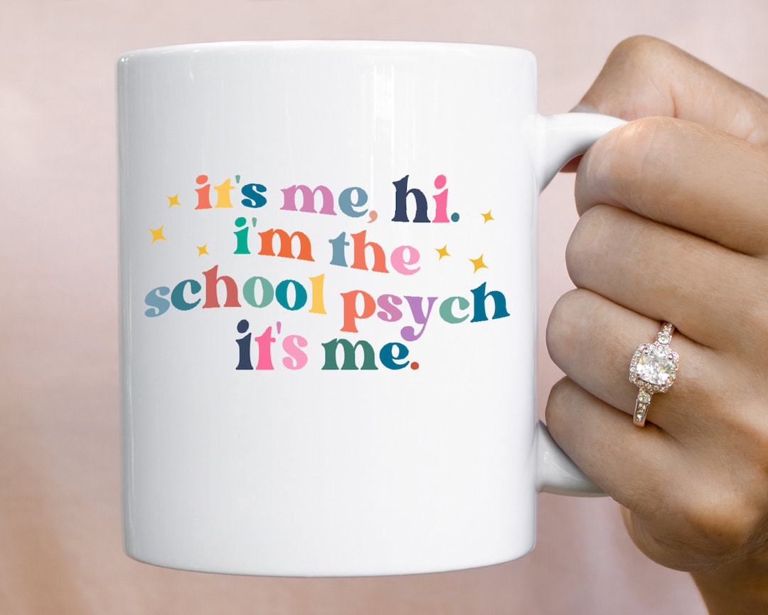 School Psych Mug, Cute School Psychologist Mug, School Psych Gift ...