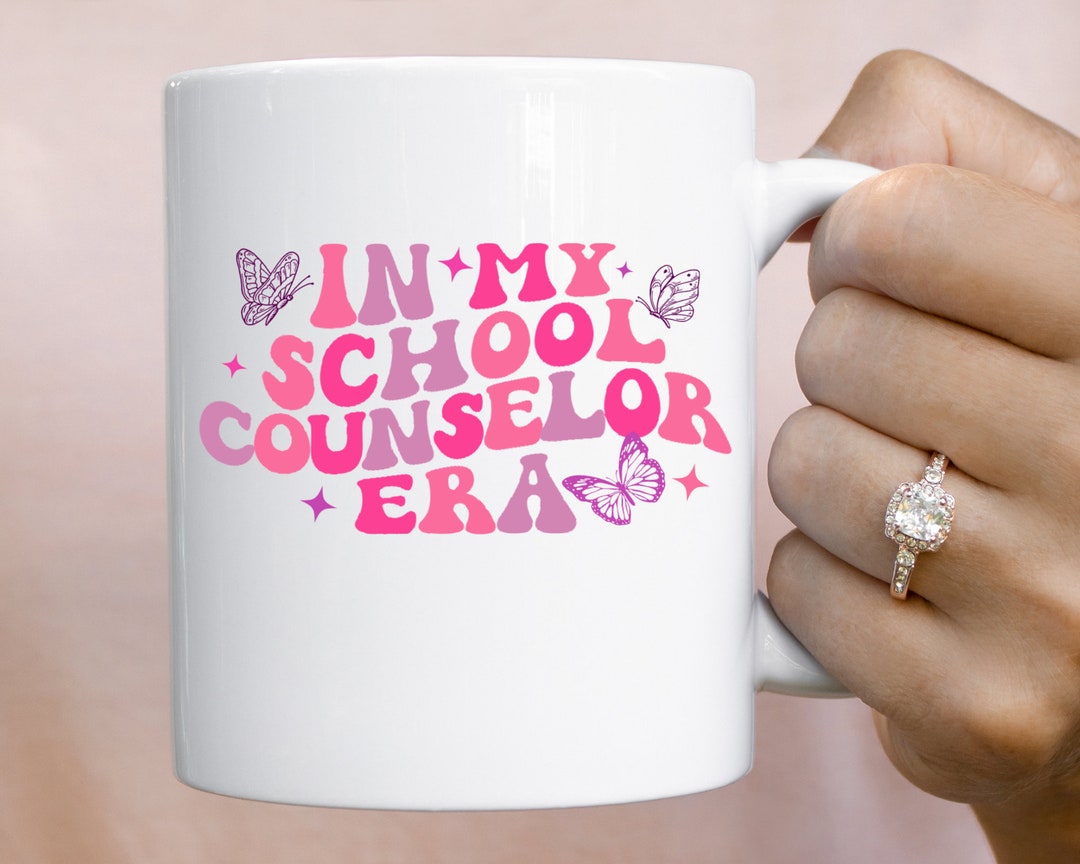 In My School Counselor Era Mug, School Counselor Gift, Counselor Mug ...