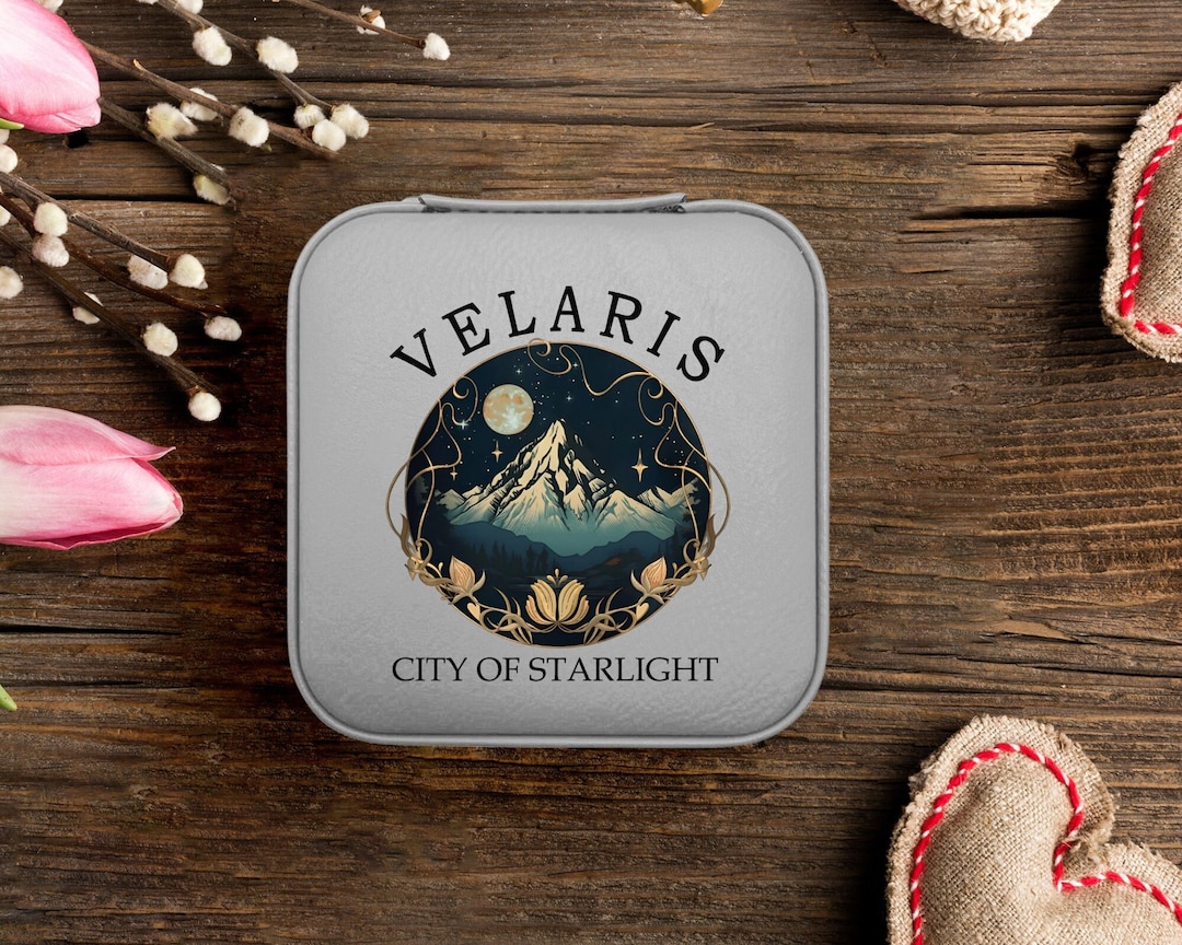 Velaris Travel Jewelry Box, Acotar Inspired Jewelry Organizer, City of ...