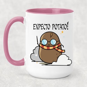 Expecto Potato Mug, Wizard World Tumbler, Funny Potterhead Gift ...