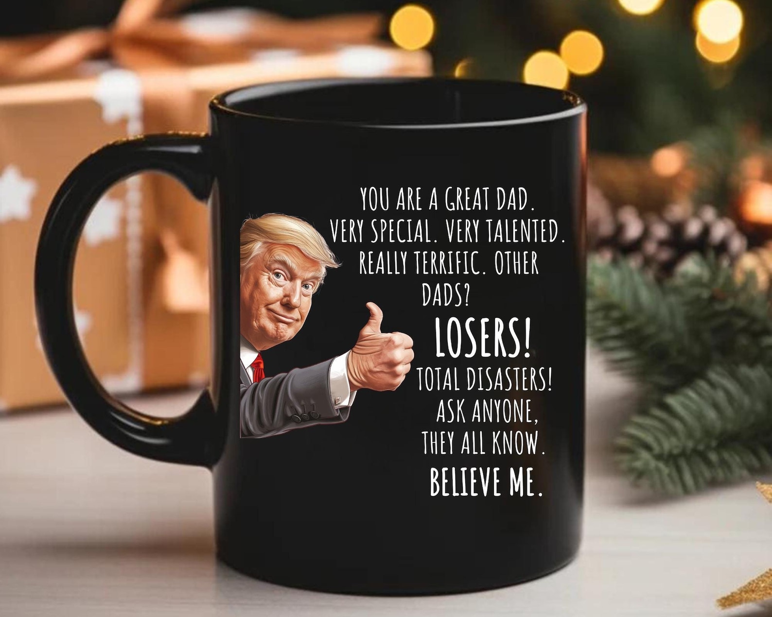Funny Dad Trump Mug, Trump Dad Mug, Christmas Gift for Dad Gifts for ...