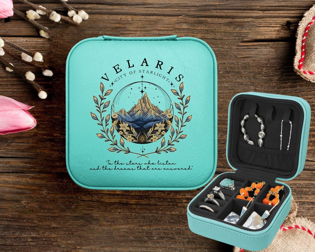 Velaris Travel Jewelry Box to the Stars Who Listen Gift for Bookish ...