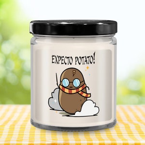 Expecto Potato Candle, Wizard World, Funny Potterhead Gift, Sorcerer ...