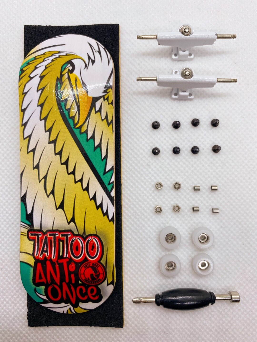 Anti Once 32mm Fingerboards Golden Feathers Complete - Etsy