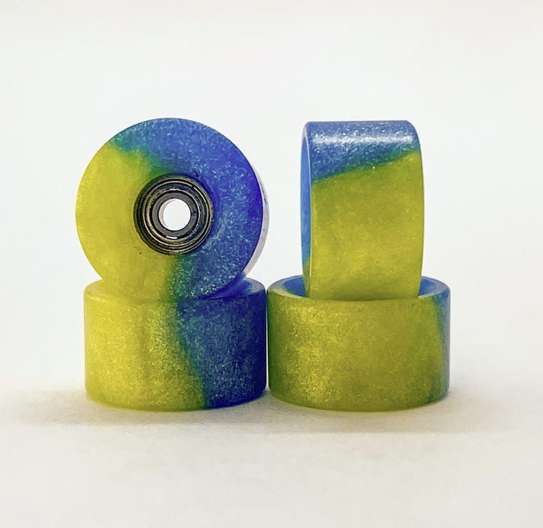 Bbk Fb Special Resin Formula 8.50mm Bowl Shape Wheels - Blue/green ...