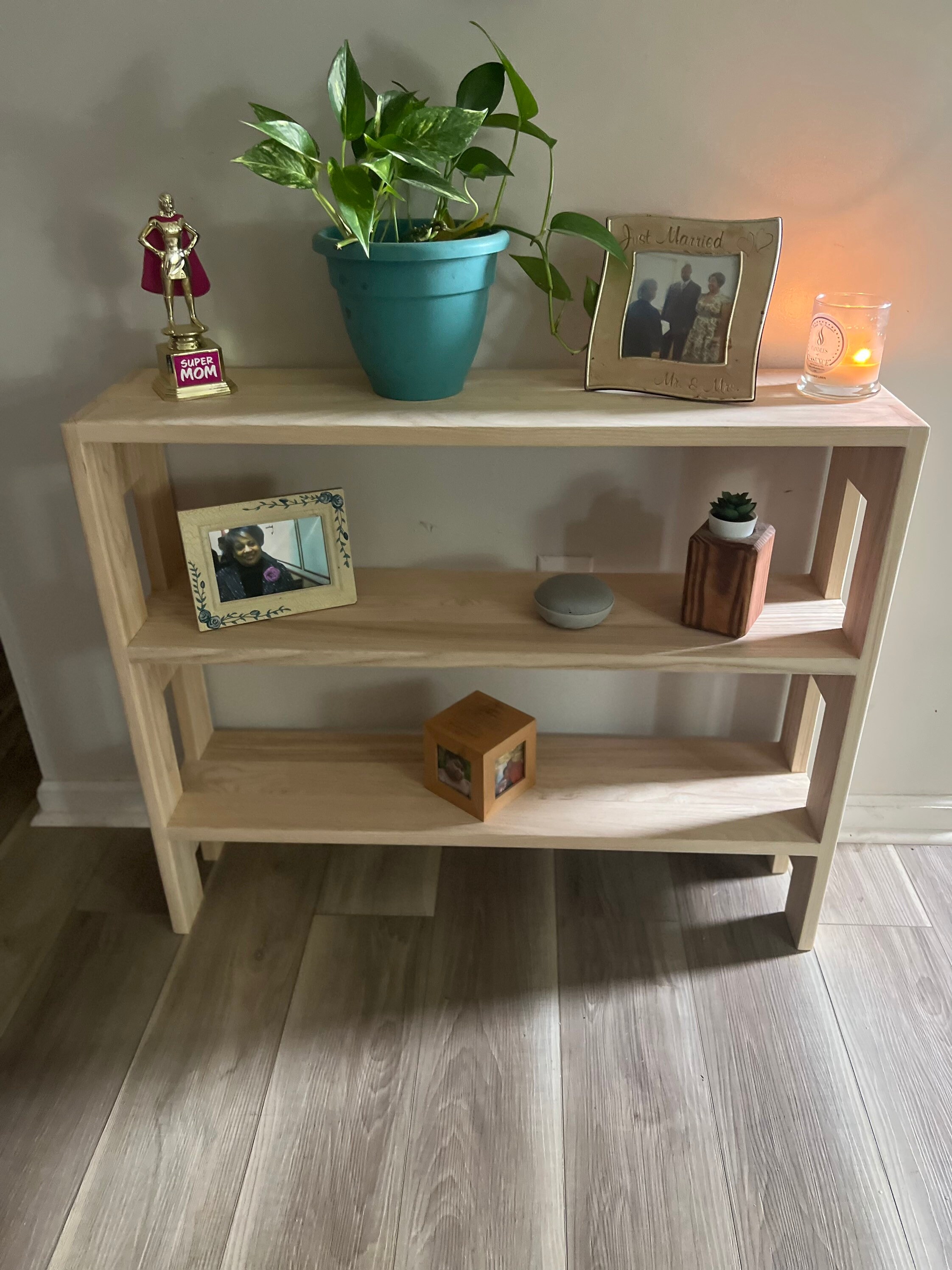 The Faye Entryway Console Table With Two Shelves - Etsy