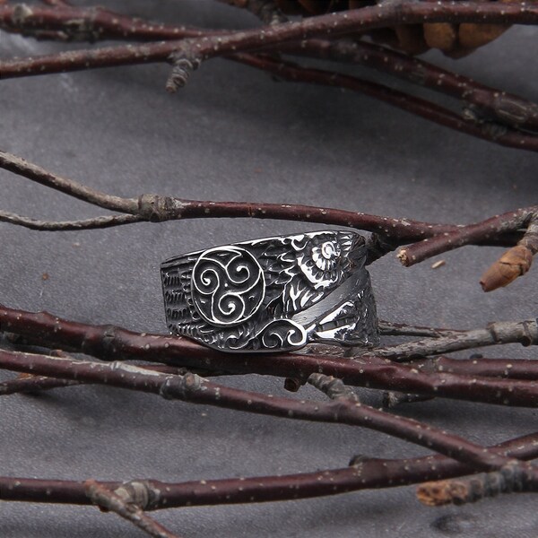 Viking Odin Ring - Etsy