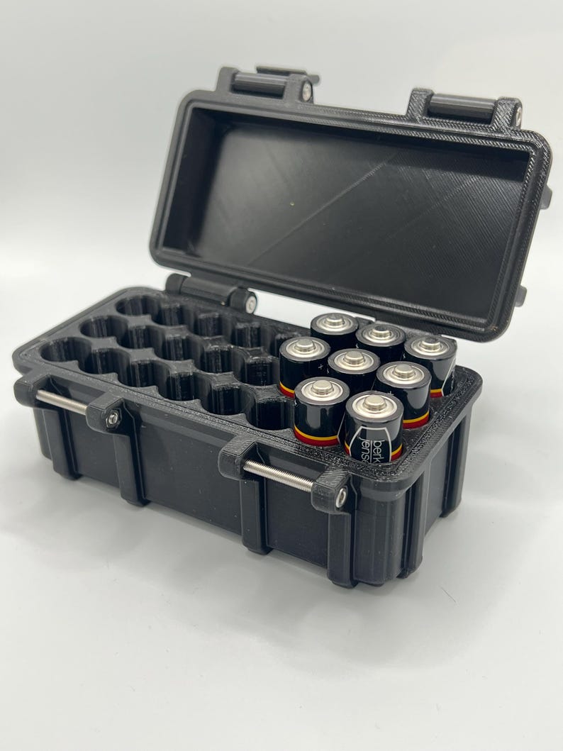 Custom Rugged Battery Case With Seal | AA | AAA | 9V | 18650| Made in ...