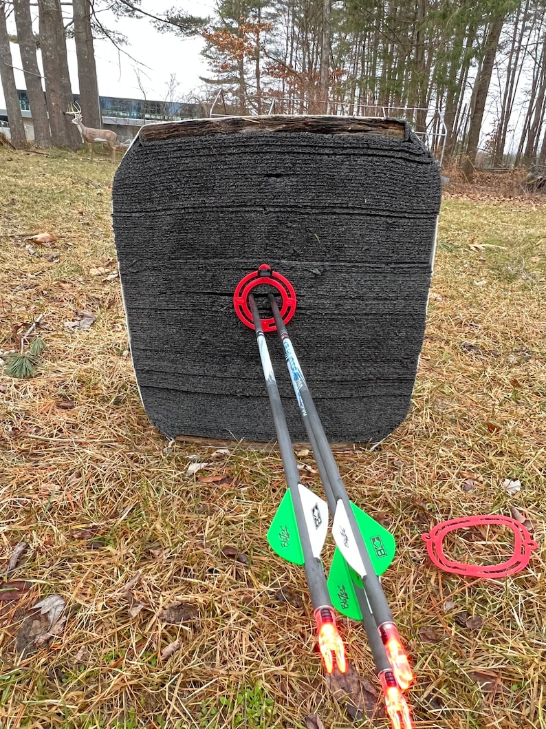 Archery Bullseye Target 16 Pack With 10 Pack Target Pins - Etsy