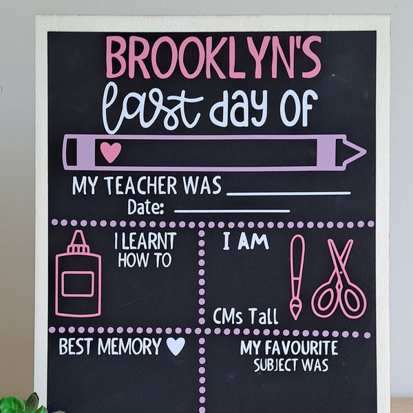 First Day Board - Etsy Australia