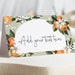 Editable Little Cutie Food Label Citrus Baby Shower, Orange Baby Shower ...