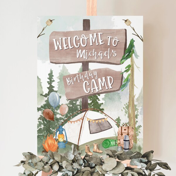 Camping Signs Printable - Etsy