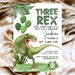 Editable Green Dinosaur Birthday Invitation, Dinosaur Birthday Party ...