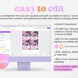 Editable Disco Cowgirl Birthday Food Label, Pink Disco Cowgirl Tent ...