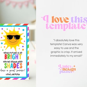 Future so Bright You're Gonna Need Shades Tag Template, End of the Year ...