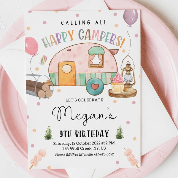 Caravan Birthday - Etsy