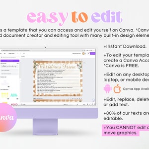 Editable Christmas Trivia Game, Christmas Party Games, Festive Season ...