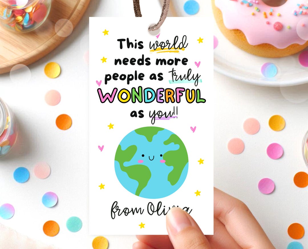 Editable Teacher Appreciation Gift Tag (digital Download) - Etsy