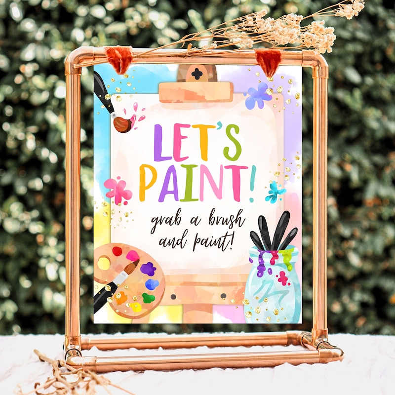 Girl Painted at School - Etsy