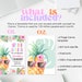 Editable Tropical Pineapple Birthday Invitation Template - Etsy