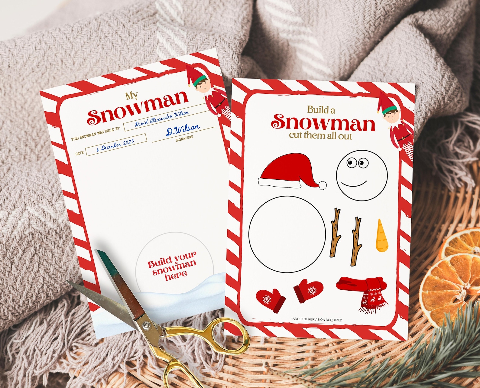 Printable Build A Snowman Activity for Kids, Build A Snowman Printable ...